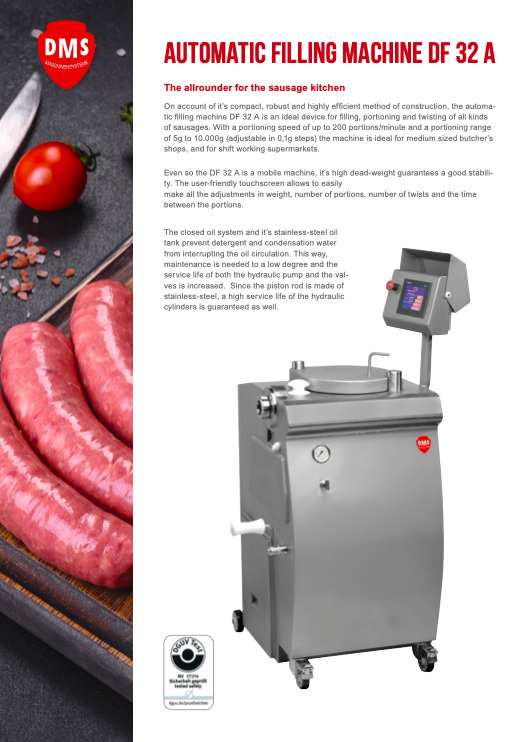 Brochures | DMS Food Processing Machines