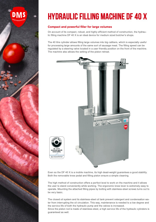 Brochures | DMS Food Processing Machines