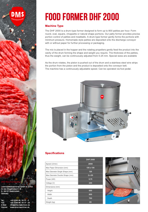 Brochures | DMS Food Processing Machines