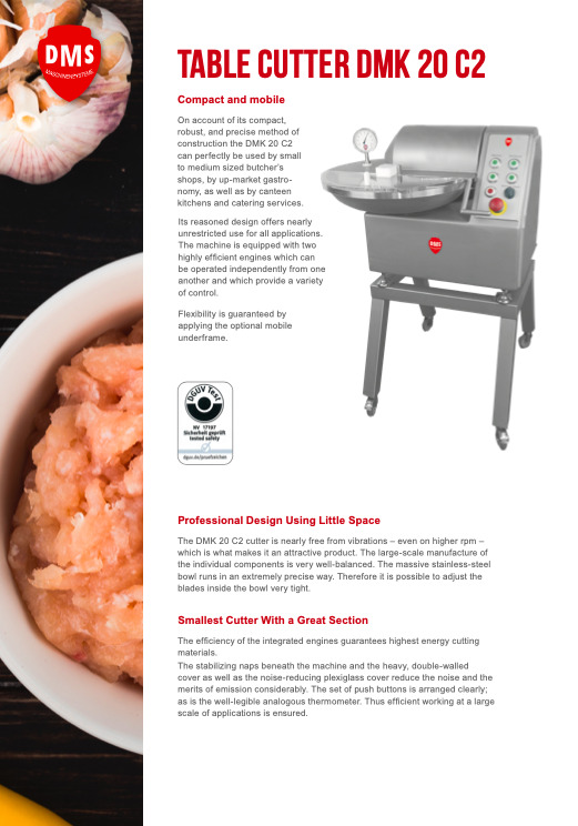 Brochures | DMS Food Processing Machines