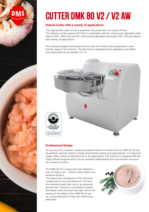 Brochures | DMS Food Processing Machines