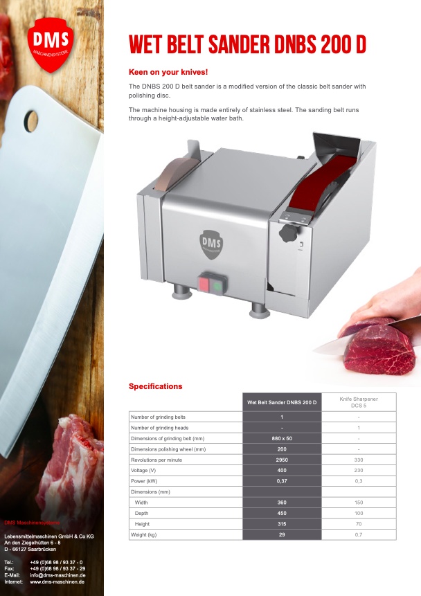 Brochures | DMS Food Processing Machines